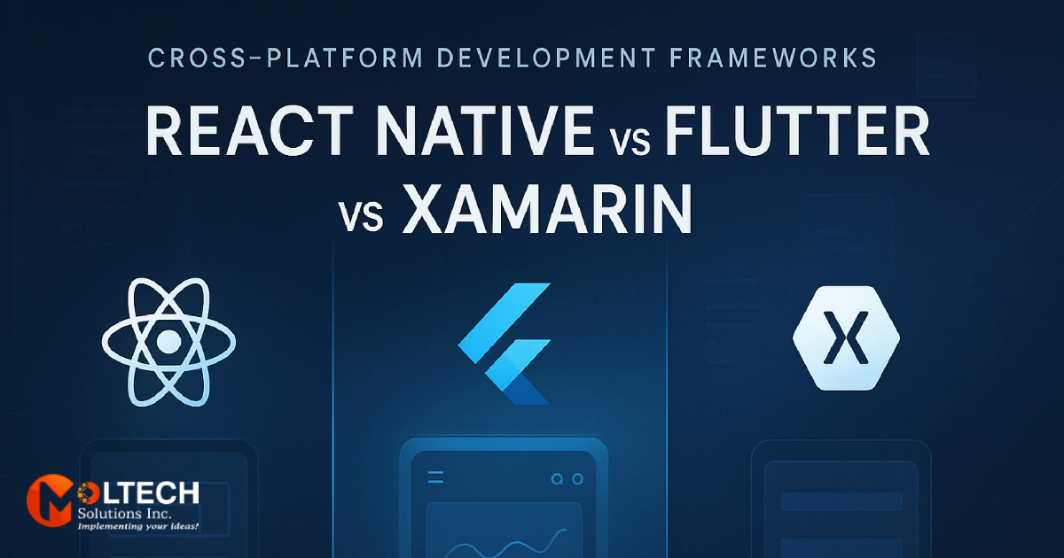 Cross-Platform Development Frameworks: React Native vs Flutter vs Xamarin | Moltech Solutions Inc