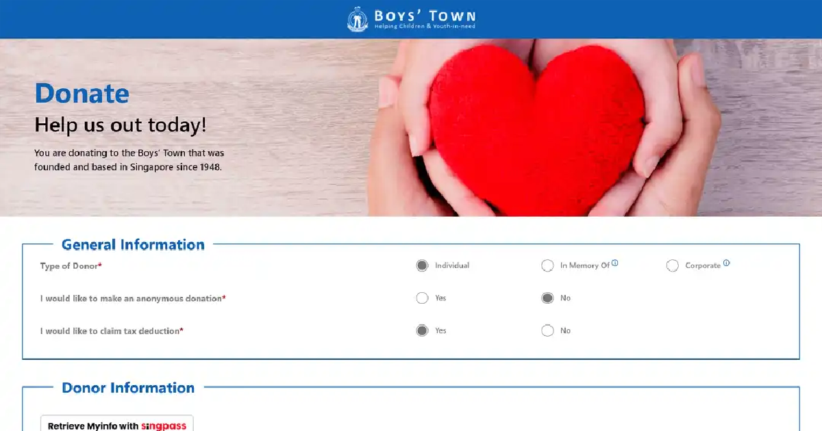Donation & Fundraising Platform with Admin Panel, Salesforce & SingPass ...